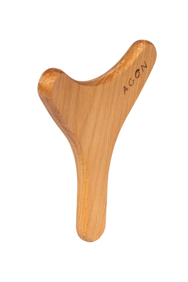 Y-Shaped Wooden Massage Tool – Deep Relaxation and Renewal